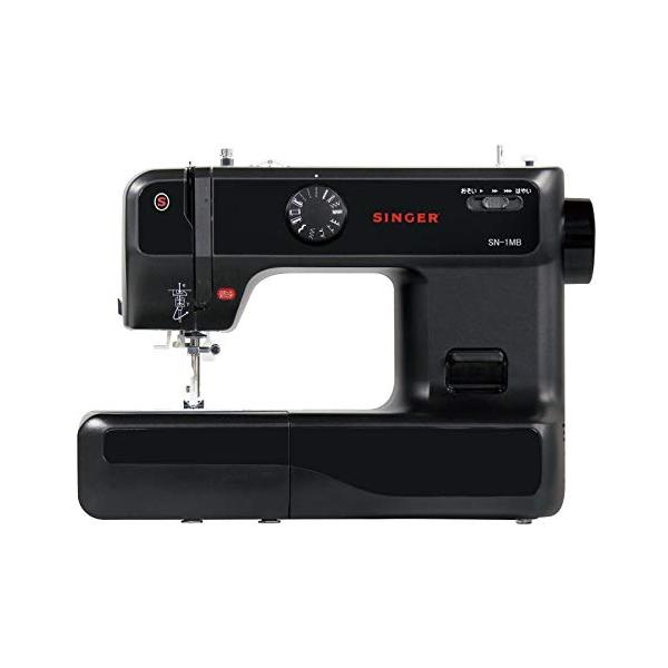 Color:ブラック SN-1MB 電子ミシン【簡単】スタート・ストップはボタンをポンと押すだけ。【自動針穴糸通し】面倒な糸通しも簡単！レバーひとつで針に糸が通せる優れもの！【下糸ラクスルー】ボビンを入れて、ガイドに沿って糸をかけるだけで縫...