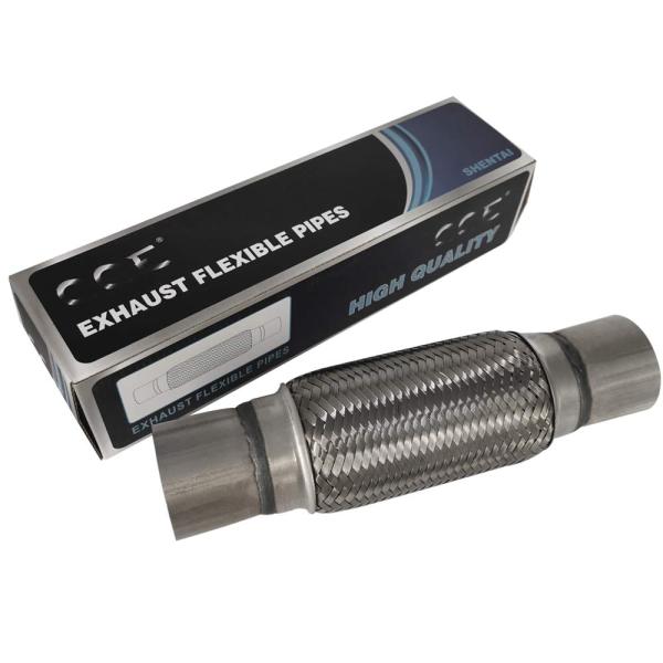 Size:φ63-203×303mm CCE フレキシブルパイプ 排気パイプ ステンレスメッシュパイプ エキマニ マフラー 車補修整備パイプ ジャバラ熔接パイプ 各車種対応サイズ選択可 (φ63-203×303mm)★各車種補修や整備に対応...
