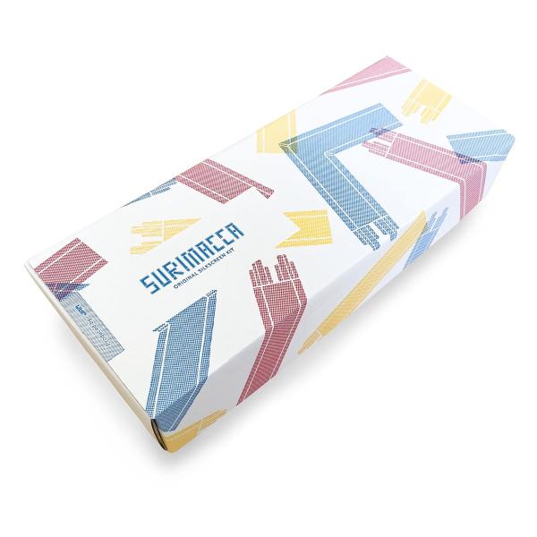 SURIMACCAセット （スリマッカ） シルクスクリーンキット シルクスクリーンフレーム分類：シルクスクリーンフレームキット（版・インク別売り）素材：本体｜ABS樹脂　 スキージー｜ウレタンゴム ゴム｜シリコンゴムセット内容：コーナーパー...