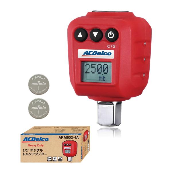 PatternName:1/2" (12.7mm) ACDelco 1/2" (12.7mm) デジタルトルクアダプター 測定範囲34-340Nm 高精度 ブザー＆LED警告灯内蔵 ISO6789 校正証明書付属 自動車エンジン修理 トルク...