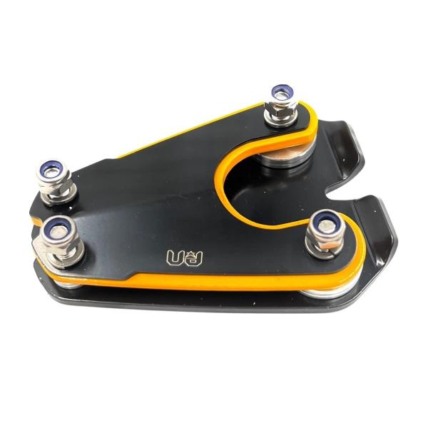 Color:Yellow イエロー UDOM KARNCHANG ホンダモンキー125用サイドスタンドボード MONKEY125 SIDE STAND PLATE サイドスタンドプレート (Yellow イエロー)タイのバイクカスタムビルダ...