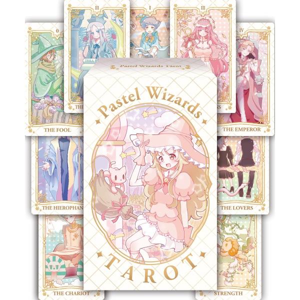 【初心者用タロット】パステル ウィザード タロット PASTEL WIZARDS TAROT ライダー版準拠パステルで可愛い、魔法使いのタロット「パステルウィザードタロット」が発売されました！子供の頃、魔法が使えれば良いのに、と思ったことは...