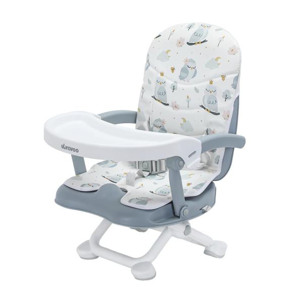 Color:木菟 UBRAVOO ベビーチェア ローチェア 折りたたみ カバー付き 高さ調整可能 軽量 赤ちゃん用 お食事椅子 テーブルチェア 持ち運び便利 出産祝い 6ヶ月から3歳まで 多機能チェア (木菟)「持ち運び便利」本ベビーチェア...