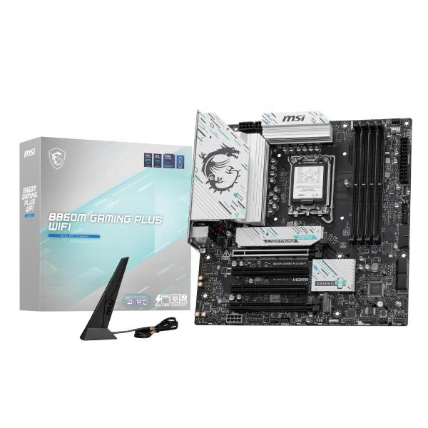 Style:【B860・mATX】人気GAMINIG PLUSモデル MSI B860M GAMING PLUS WIFI Micro-ATXマザーボード MB6686Intel B860チップセット搭載、Intel Core Ultra ...