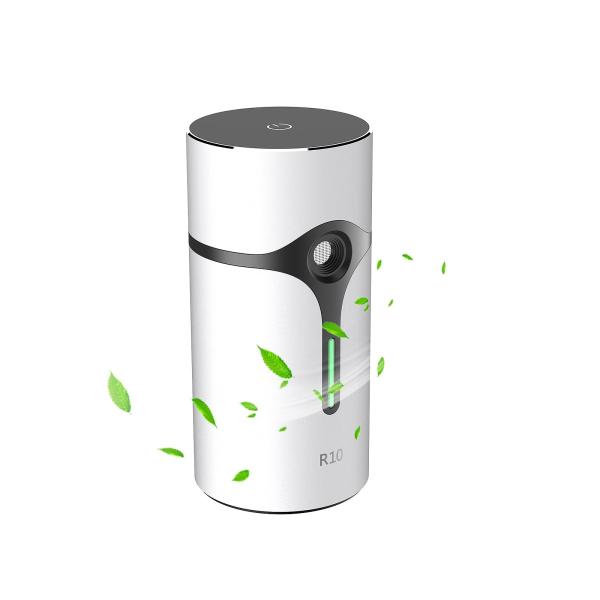 Color:シルバー WUOAUM オゾン脱臭機 オゾン発生器 小型 脱臭機 コンパクト携帯用 脱臭機 1mg/h低濃度オゾン 消臭 空間除菌 USB電池式 空気清浄機 強力脱臭 省エネ 静音 フィルター交換不要 車載 靴箱 冷蔵庫 鮮度保...