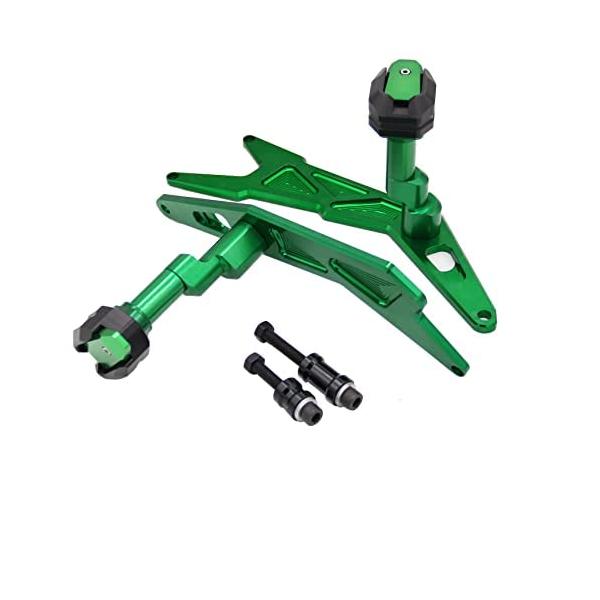 Color:グリーン motokano エンジンガード フレームスライダー ニンジャ Ninja250 Z250 Ninja300 2013-2017 に適用 クラッシュバー (グリーン)材質：高品質アルミ、アルマイト着色、錆止め適用年式：...