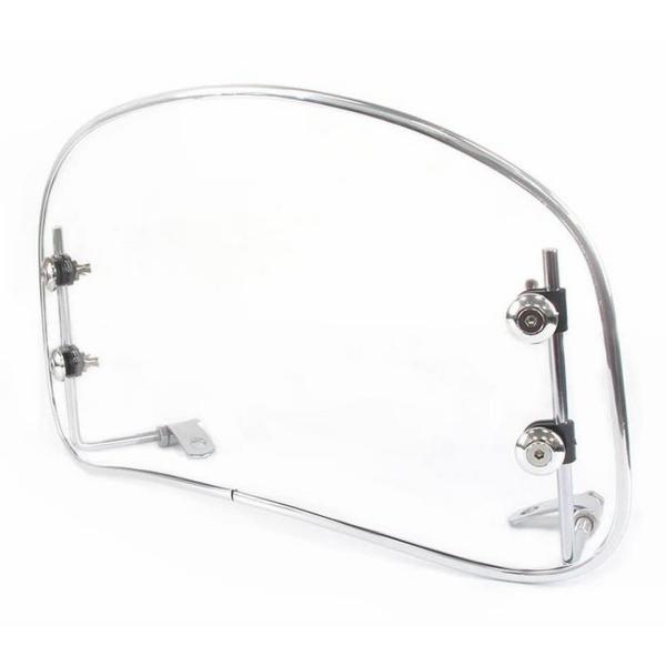 ERISHO バイク スクーター 汎用 レトロ スクリーン ウインドスクリーン メーターバイザー バイザー 風除け (クリア)汎用 ウインドスクリーン 取付簡単 （組み立て式）カラーはクリアまたはスモークでお選び頂けます。サイズ約：39.5...