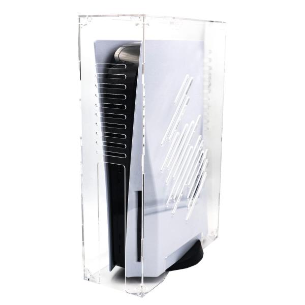 Shape:PS5 Pro/Slim/初代用 縦置 PS5 Pro用 カバー PS5 ダストカバー PS5用 ケース Blitzowl PS5本体用埃カバー PS5周辺機器 透明 アクリルケース プレイステーション5 縦置用 ホコリ防止 防...