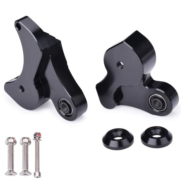 Color:ブラック LEDISHUN ローダウンキット ヤマハ XMAX 300 XMAX 250 に適用 足つき改善 リア ローダウンリンクロッド (黒)【用途】ローダウンと走行時の快適性を両立させたローダウンリンクロッド。「足が地面に...