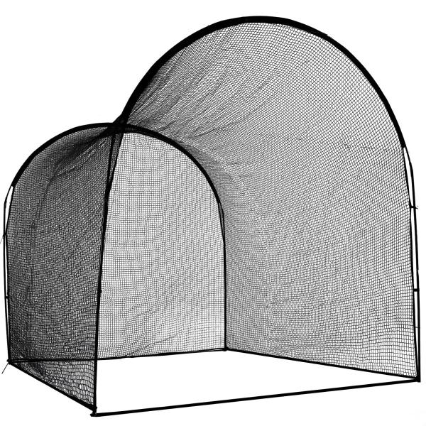 PGL 野球ネット 野球練習用ネット 大型 バッティングケージ 3×3×4m バッティング練習用 防球ネット 打撃 防球 組み立て式 多目的 飛散防止 キャリーバッグ付き 軟式 硬式 室内 屋外 園庭 公園【製品概要】オープンサイズ：3×3...