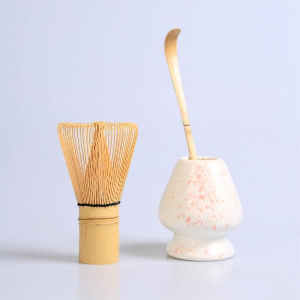 Color:3点セット-散りゆく桜 Yoseka 百本立茶筅＆桜白の茶筅直し＆茶杓 お抹茶 3点セット 茶道具（散りゆく桜）【茶筅直し】● 茶筅直し/約 ：直径6.2x高さ7.5cm，カラー：散りゆく桜。● 茶筅直し素材は陶器です。●茶筅休...