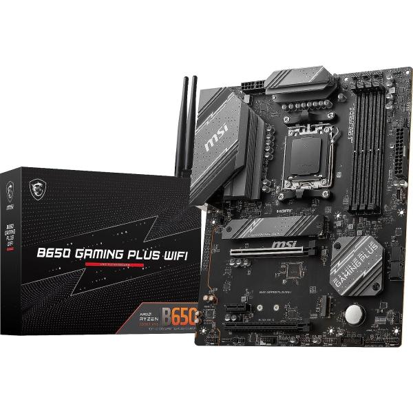 Style:【GAMING PLUS】ゲーミング定番 MSI マザーボード B650 GAMING PLUS WIFI AMD Ryzen 7000/9000 シリーズ対応B650搭載 ATX 最大DDR5-7200 (OC)対応 MB62...