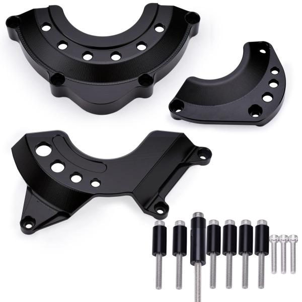 Color:ブラック LEDISHUN エンジンカバー エンジンスライダー エンジンガード Z900 Z900RS Z900RSCAFE 全年式 に適用 (ブラック)適用車種: Z900 Z900RS Z900RScafe高強度アルミニウム...