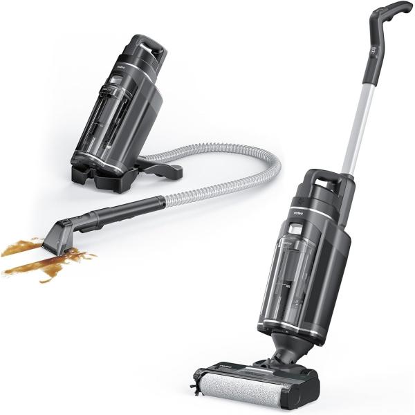 Style:Shine Max2in1 【水拭き×乾拭き×吸引】2024新登場 Yadea ShineMax 2in1 カーペットクリーナー 水拭き掃除機 カーペット洗浄機 スティッククリーナー ソファークリーナー 絨毯クリーナー 布洗浄 ...