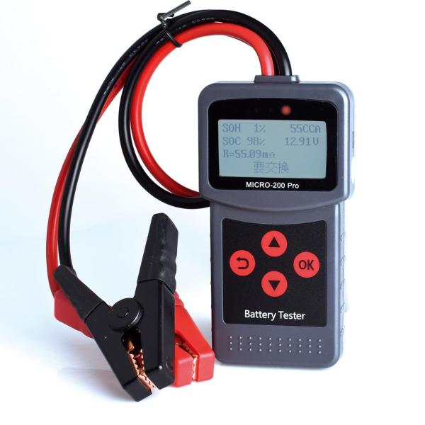 バッテリーテスター 12V 40-2000CCA 診断機 6-30V エンジン検出/充電システム検出バッテリーチェッカー 日本語インターフェース/オートバイ/スノーモービルオートバイのバッテリーヘルスをチェックします印刷可能データより正確で...