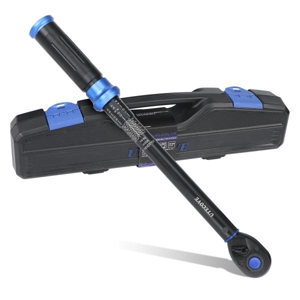 Size:1/2 20-220NM UYECOVEトルクレンチ 車 プレセット型 差込角12.7 mm (1/2インチ) 20-220N.m タイヤ交換 バイク用 自動車 エンジン 作業工具 オートバイ 機械の整備 高精度 ±3％ ダブル目...