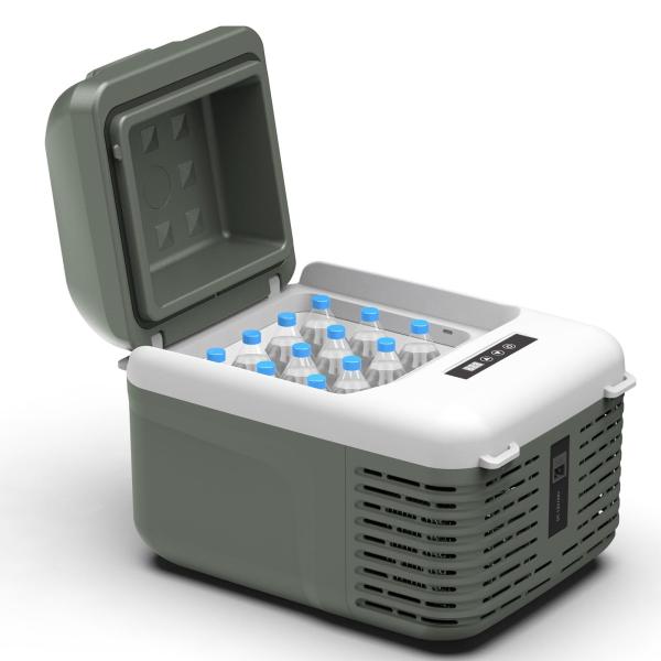 Size:11L Alpicool 車載冷蔵庫 11L ポータブル冷蔵庫 小型 -20℃〜20℃ 急速冷凍 3WAY電源対応 DC12V/24V AC100V 車載家庭両用 45°耐震設計 固定用穴付き 低電圧保護 車中泊 キャンプ 現場 ...