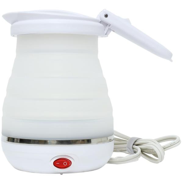 MCO 折りたたみケトル トラベルケトル 電気ケトル 800ml 海外対応 旅行 ホワイト Z4236コンパクトサイズに折りたためるボディ本体は柔らかいシリコン製。軽い力で簡単にコンパクトに折りたたむことが出来る電気ケトルです。邪魔になりが...
