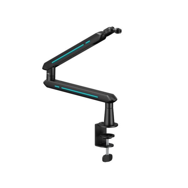 Model:ALZ-M5-B Alterzone ALZ-M5 ブラック マイクアーム マイクスタンド コンデンサー マイク用 ダイナミック ゲーミングマイク 配信 省スペース 耐荷重2kg 3/8"5/8"変換アダプター付き (ALZ-M...