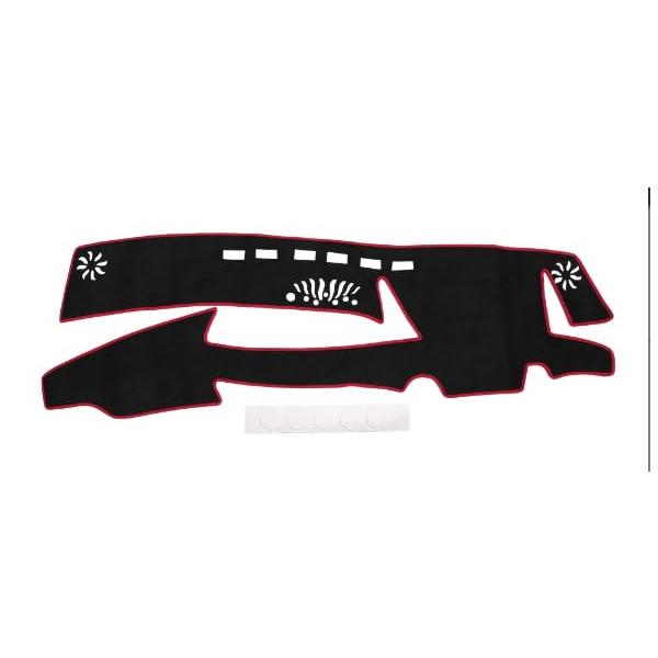 Color:レッド HOPESPANNER レクサスに対応 ES用 10系 HUDなし ダッシュボードマット 2018年10月-2021年5月 ダッシュボード 保護マット 車用 ダッシュマット アクセサリー スエード素材 色褪せ防止 映り込...