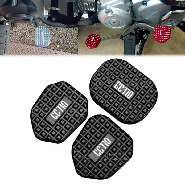Color:ブラック クロスカブ110 CC110 CC 110 クロスカブ(JA60)CNCチェンジフットセット ブレーキペダルカバーFor Cross Cub cc110 バイクフロントリアシフトペダル ブレーキペダルカバー滑り止めカバ...