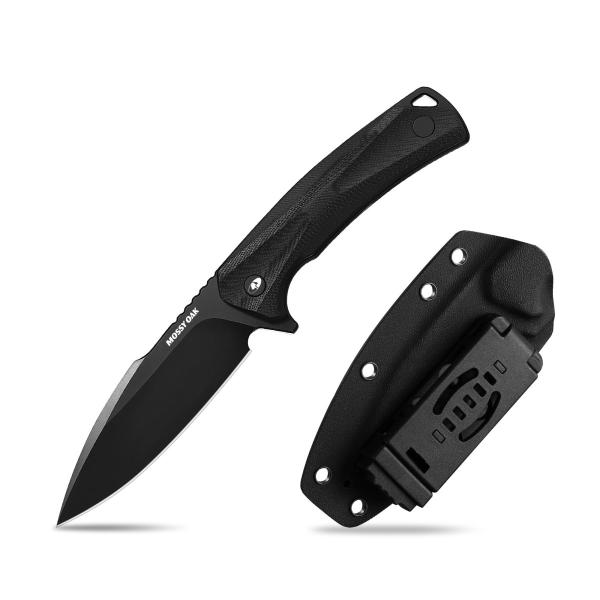 Style:G10 ハンドル MOSSY OAK シースナイフ アウトドアナイフ キャンプナイフ D2鋼ブレード G10ハンドル フルタング構造 全長約21cm DIY 登山 キャンプ 防災 釣り 【ケース付き】【ナイフ仕様】全長約21cm...