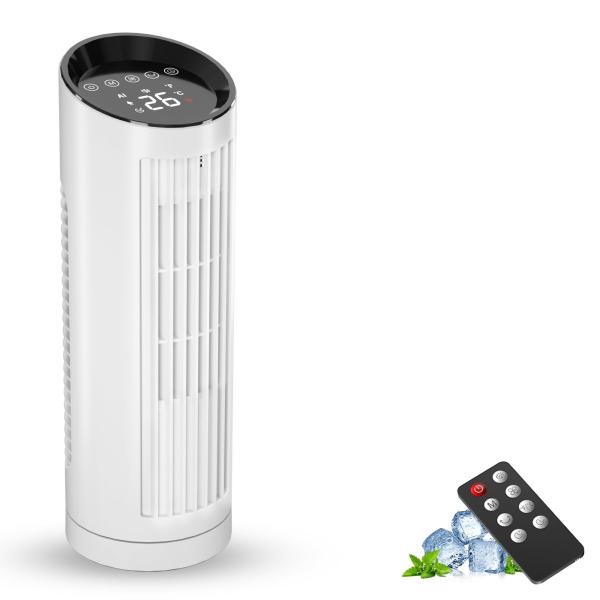 Color:ホワイト1 タワーファン 扇風機【2025夏新型・AI自動風・風量4段階】羽根なし タワー扇風機 縦型 スリムファン DCモーター 静音 省エネ 4つモード切替 90°首振り 12時間タイマー付き LEDディスプレイ タッチパネ...