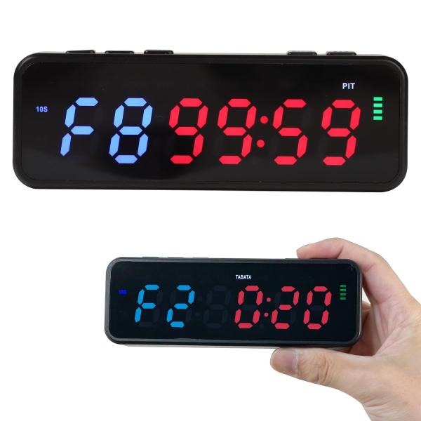 FUNKS インターバルタイマー 繰り返し スポーツタイマー トレーニング ジム 充電式 マグネット 大音量 小型FUNKS 充電式インターバルタイマー5つのインターバルトレーニングモードが搭載タバタ式トレーニング/EMOMトレーニング/M...