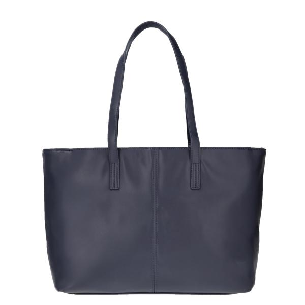 Color:ネイビー [VORQIT] トートバッグ メンズ おしゃれ 大容量 B4 サイズ対応 大きめ 通勤 通学 軽量 撥水 肩掛け シンプル かばん (ネイビー)3層式セパレート構造。たっぷりの書類を詰め込みたいビジネスシーンや、休日...