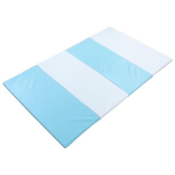 SINGS ベビープレイマット キッズスペース プレイマット 140×200センチ 厚み4センチ サボン×アイボリー4つ折りでコンパクトに収納でき、持ち運びも便利。衝撃吸収に優れ、防音・断熱・防水加工が施されているため、安心して使用出来ます...