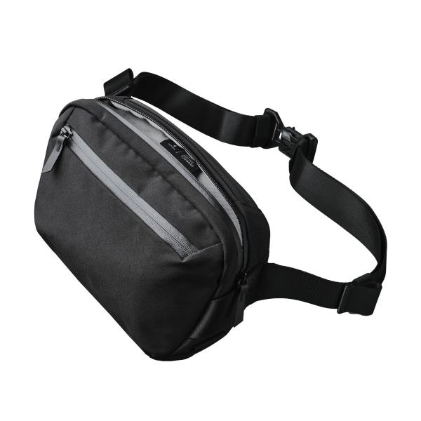 Color:Axoflux 300D ブラック [ALPAKA] Go Sling Mini 3.5L スリングバッグ ショルダーバッグ 斜め掛け 肩掛け ボディバッグ iPad Mini ＆ Switch 収納可能 日常使い 通勤 旅行 ...