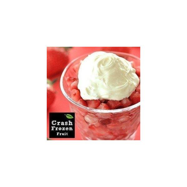 果物専門店が厳選したフルーツを丸ごと冷凍した後に、細かくクラッシュアイス状にカットしました。無着色・無香料で安心安全なフルーツそのまま！！だからダイエット中のデザートに、お子様のおやつにもお勧めです。・ストロベリー×200g（いちご）・マン...