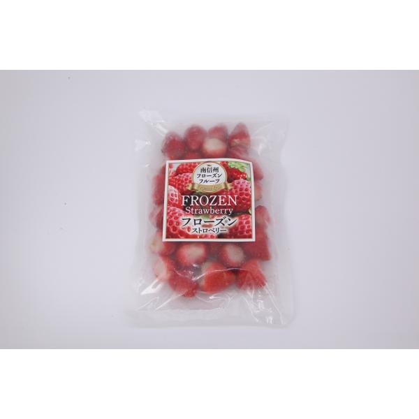 大鹿村で栽培されたストロベリー「サマープリンセス」を美味しさそのままに冷凍処理しました。