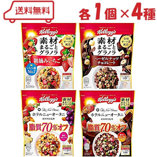 グラノラ定番品とホテルニューオータニ総料理長監修の詰め合わせセットです。( 送料無料 迅速配送 詰合わせ 詰合せ 詰合 つめあわせ 詰め合わせ まとめ買い 大容量 業務用 限定品 食べ比べ アソート グラノーラ 朝食 食物繊維 ビタミン 鉄分 )