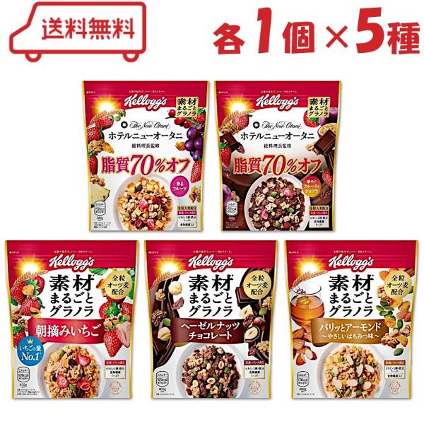 グラノラ定番品とホテルニューオータニ総料理長監修の詰め合わせセットです。 ( 送料無料 迅速配送 詰合わせ 詰合せ 詰合 つめあわせ 詰め合わせ まとめ買い 大容量 業務用 限定品 食べ比べ アソート グラノーラ 朝食 食物繊維 ビタミン ...