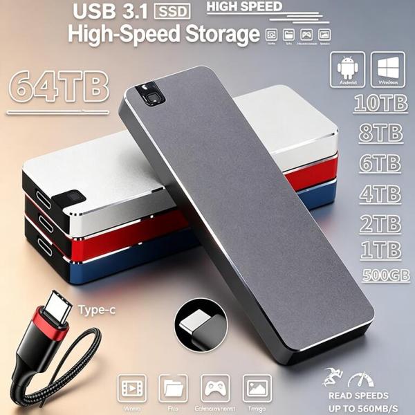 USB3.1 高速規格対応で転送スピード抜群、大量の写真・動画・データもスムーズに保存・移行できます。USB-A/USB-C 両対応で、パソコンはもちろんスマホとも互換可能。薄型軽量ボディで携帯に便利、バッグにすっきり収まり外出持ち運びに最...