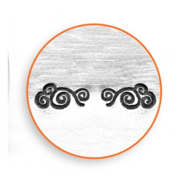 2個組みフローラルデザイン刻印 NFlourish ends N装飾フローラルデザインメタルスタンプ文字サイズ　約6mm左右2個組み単体でももちろんOK、名前や言葉の前後にデザインしたり罫線として使ったりと、想像力を駆り立てられます。＊・＊...