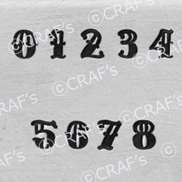 モビーデザイン数字刻印セットMoby Numbers飾り文字数字刻印セット0〜8（※6と9は兼用）文字サイズ　最大約6mm最高水準で製造されたプロ品質の刻印です。さびを防ぐために油で軽くコーティングして保管してください。この刻印は硬化鋼から...