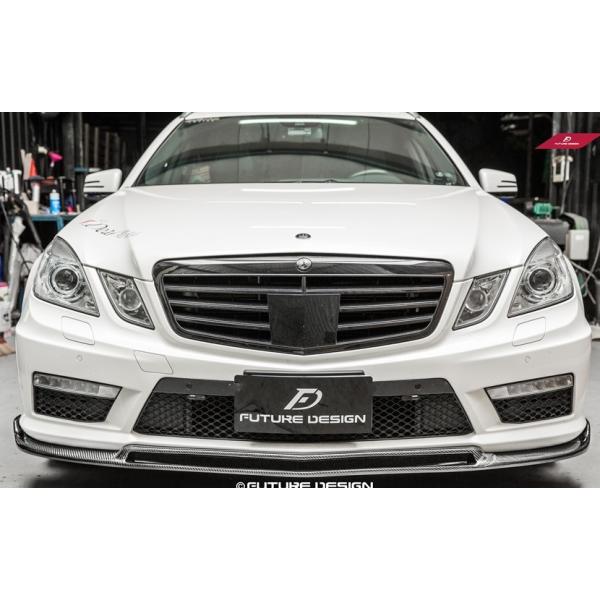 BENZ メルセデスベンツ Eクラス W212 E63 AMGフロントバンパー用リップスポイラー 本物DryCarbon ドライカーボン エアロ B スタイル :BZW212-E63-B ...