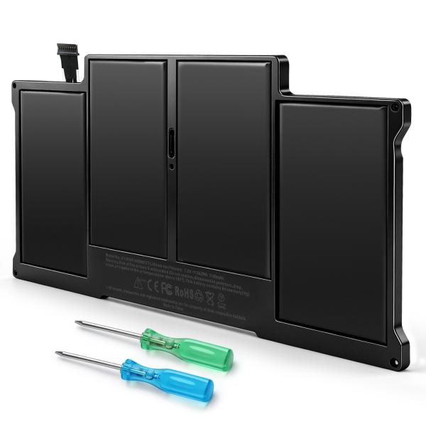 (1) 規格適合 純正互換充電池種別：リチウムポリマー｜電圧 7.6V｜容量 54.5Wh/7160mAhMacBook Air 13 インチ A1405/A1466（2010 後半〜2014 早期製造機種）に完全対応、純正規格に準拠した安...