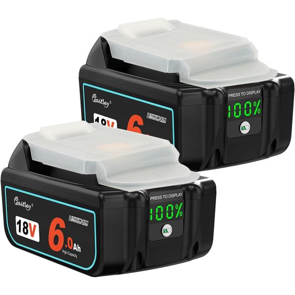本製品仕様?型番：マキタ互換18vバッテリーBL1860B　容量：6000mAh　着脱方式：スライド式　本製品デザインメリット:Waitley唯一なデジタル％残量表示で一目瞭然です。小型軽量で簡単に操作できます。難燃性のプラスチックを利用し...