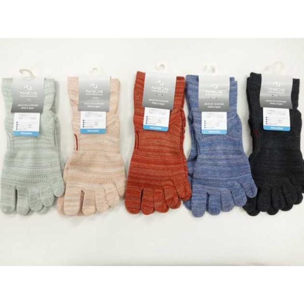 NAIGAI PERFORMANCEナイガイパフォーマンス婦人　レディススポーツソックスショートソックスアーチフィットサポート3D親指セパレート部分メッシュ編み　ワイドヒール設計抗菌防臭糸使用 サイズ 23〜25cm 素材 アクリル、綿、ポ...