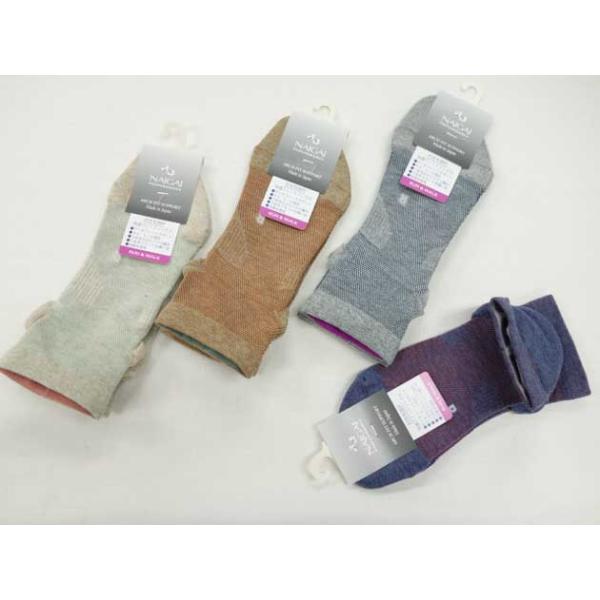 NAIGAI PERFORMANCEナイガイパフォーマンス婦人　レディススポーツソックススニーカーソックスアーチフィットサポート3D左右設計つま先かかとパイル編み 抗菌防臭糸使用 サイズ 23〜25cm 素材 ポリエステル、綿、アクリルナイ...