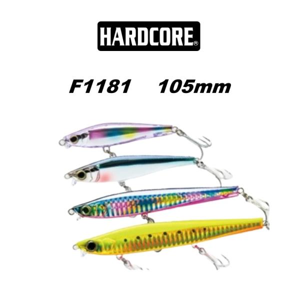 ぶっちぎりの遠投性能 品番：F1181-サイズ：105mm重さ：30gリングサイズ：#4フックサイズ：#4飛距離：90mレンジ：ALL RANGEタイプ：シンキングカラー(JANコード)：01.ブルピンキャンディー(HBPC)　756791...