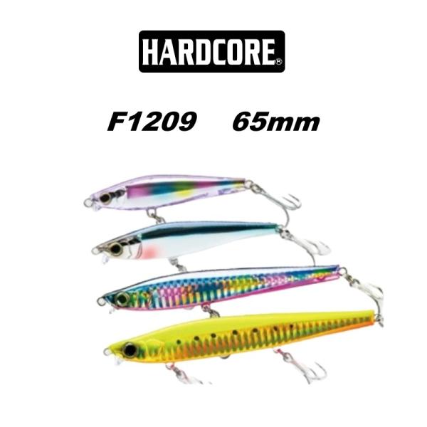 品番：F1209-サイズ：65mm・重さ：15gリングサイズ：#3・フックサイズ：#6飛距離：MAX65m・レンジ：ALL RANGEタイプ：シンキングカラー(JANコード)：01.ブルピンキャンディー(HBPC)　756791539921...