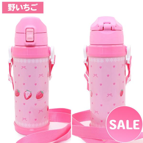 真空二重構造で冷たさキープ 片手で簡単ワンタッチオープン【容量】800ｍＬ 【サイズ】約高さ26cm×口径4.8cm 【重量】約430ｇ（ストラップ含む） 【素材】内びん：ステンレス鋼・フタ・飲み口・せん：ポリプロピレン 【原産国】中国*シ...