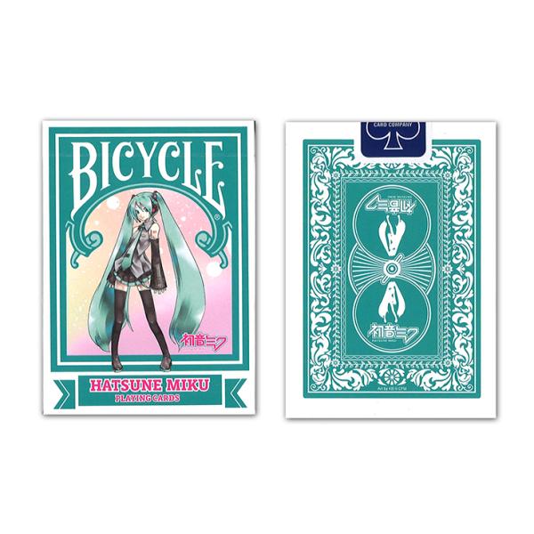 <FONT size="3">初音ミクのバイスクルトランプが登場です。<BR><BR>■サイズ：63mm×88mm（ポーカーサイズ）<BR>■素材：紙製<BR>■エンボス加工：◎有...