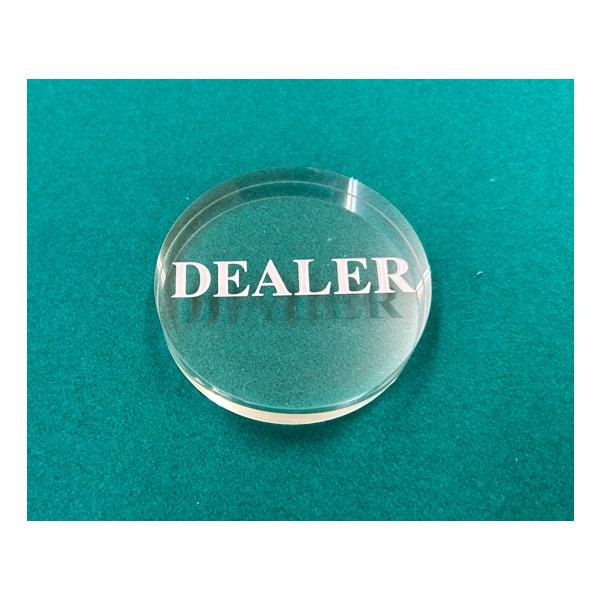 TEXAS HOLDEM/テキサスホールデムなどのポーカーゲームに最適なディーラーボタン。サイズ直径　約5.8cm厚さ　約1cm