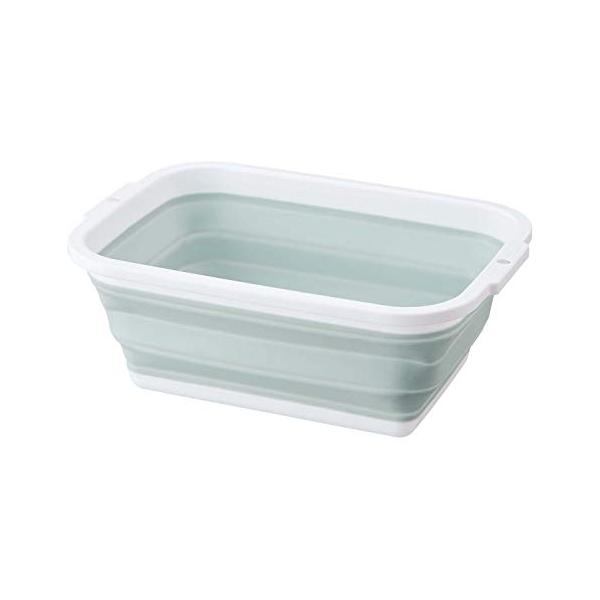 グリーン/(満水容量)約8.5L/252886・パッケージ個数:1・サイズ:使用時/約幅28.5×奥行40×高さ15cm(持ち手含まず)、収納時/約28.5×40×3.5cm・素材・材質:ポリプロピレン、熱可塑性エラストマー・生産国:中国・...
