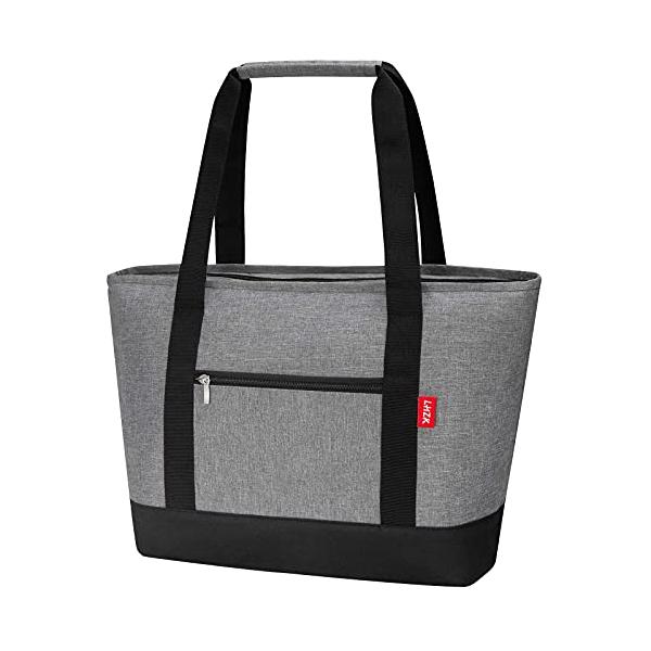 大きい - グレー/大きい/-・Color:大きい - グレーSize:大きい・?[大容量ストレージ] 保冷バッグの展開サイズは50cm * 20cm * 32cm、容量は28Lで、ショッピングやストレージのニーズを満たす大容量のストレージ...